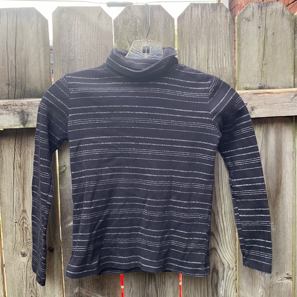 Basic Editions | Shirts & Tops | Basic Editions Striped Turtleneck Sz 78 | Poshmark